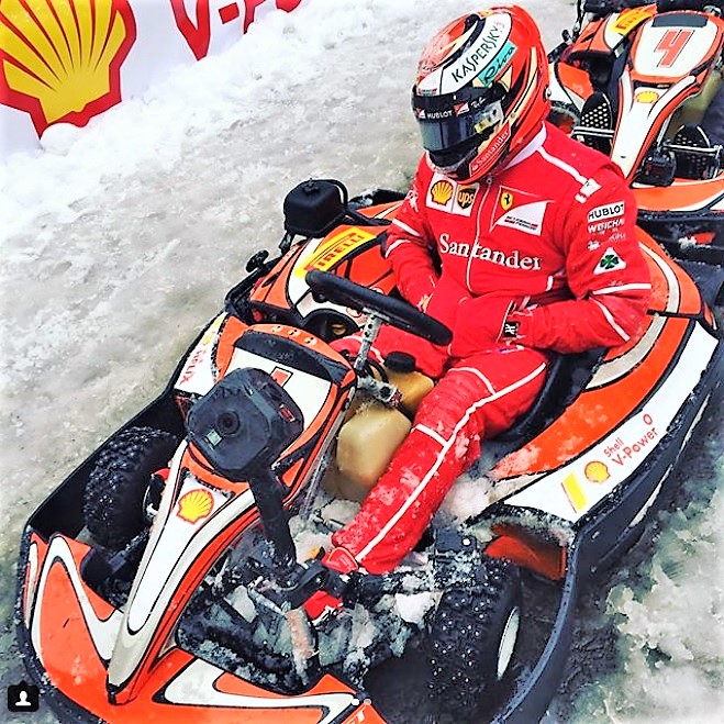 Snow Karting with Kimi – DEMARAS RACING