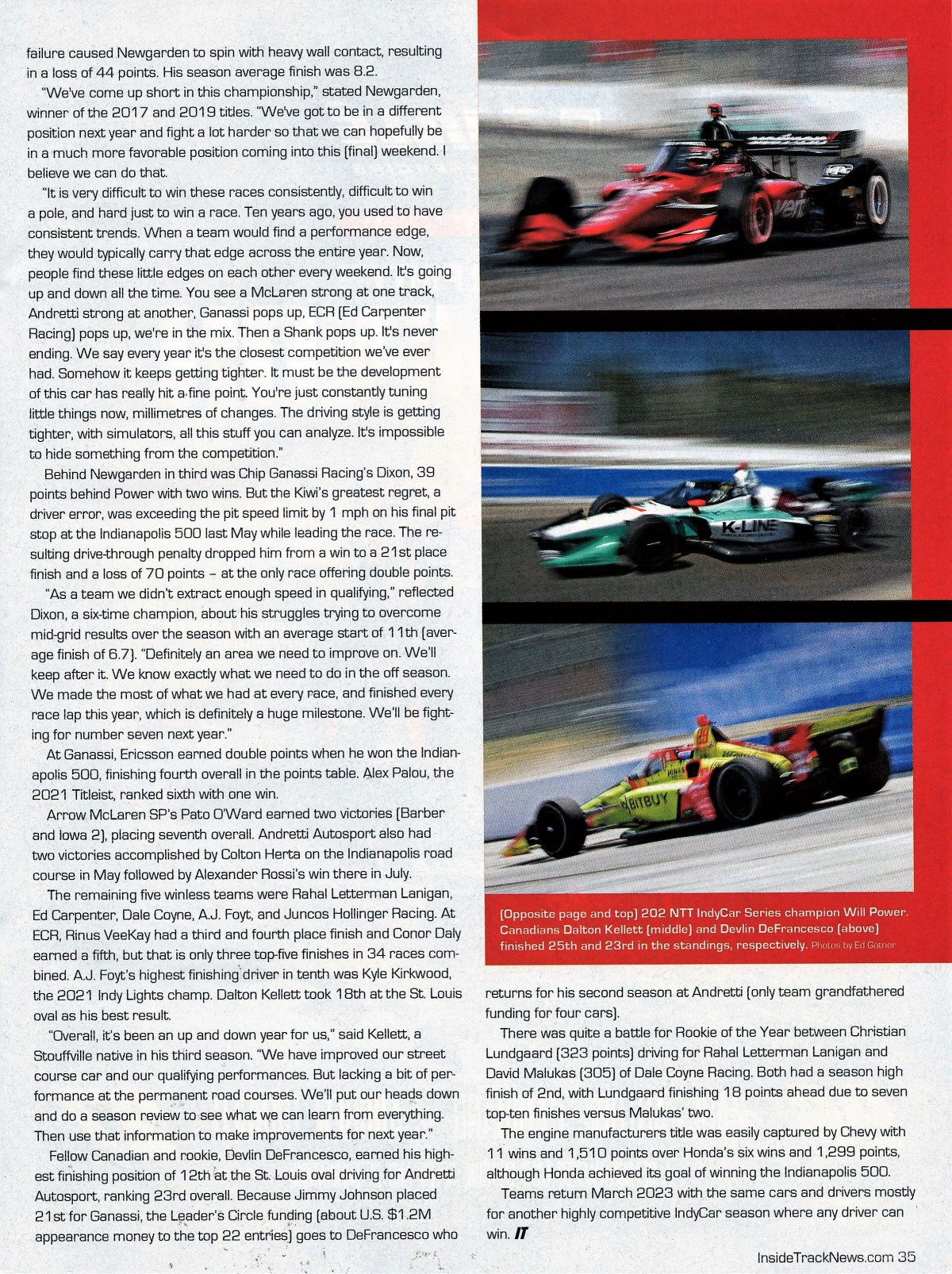 Finally Saw My Name in a Racing Magazine – DEMARAS RACING